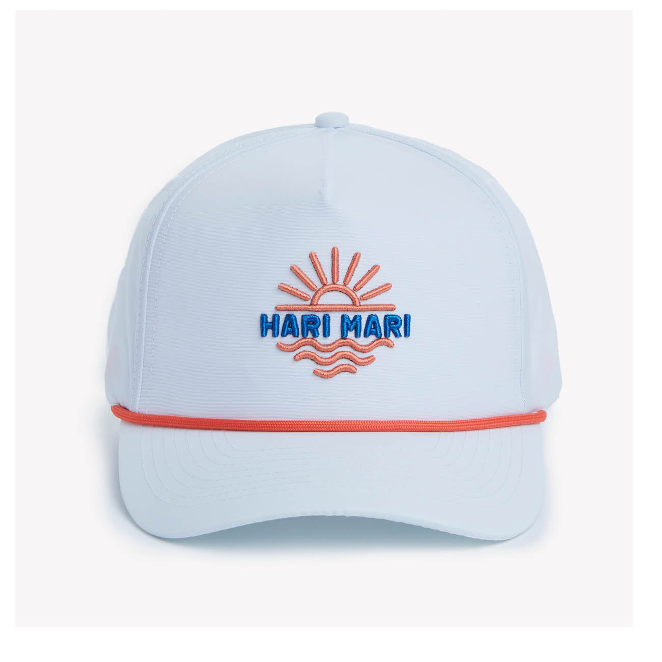 Sun Wave Hat | White/Coral