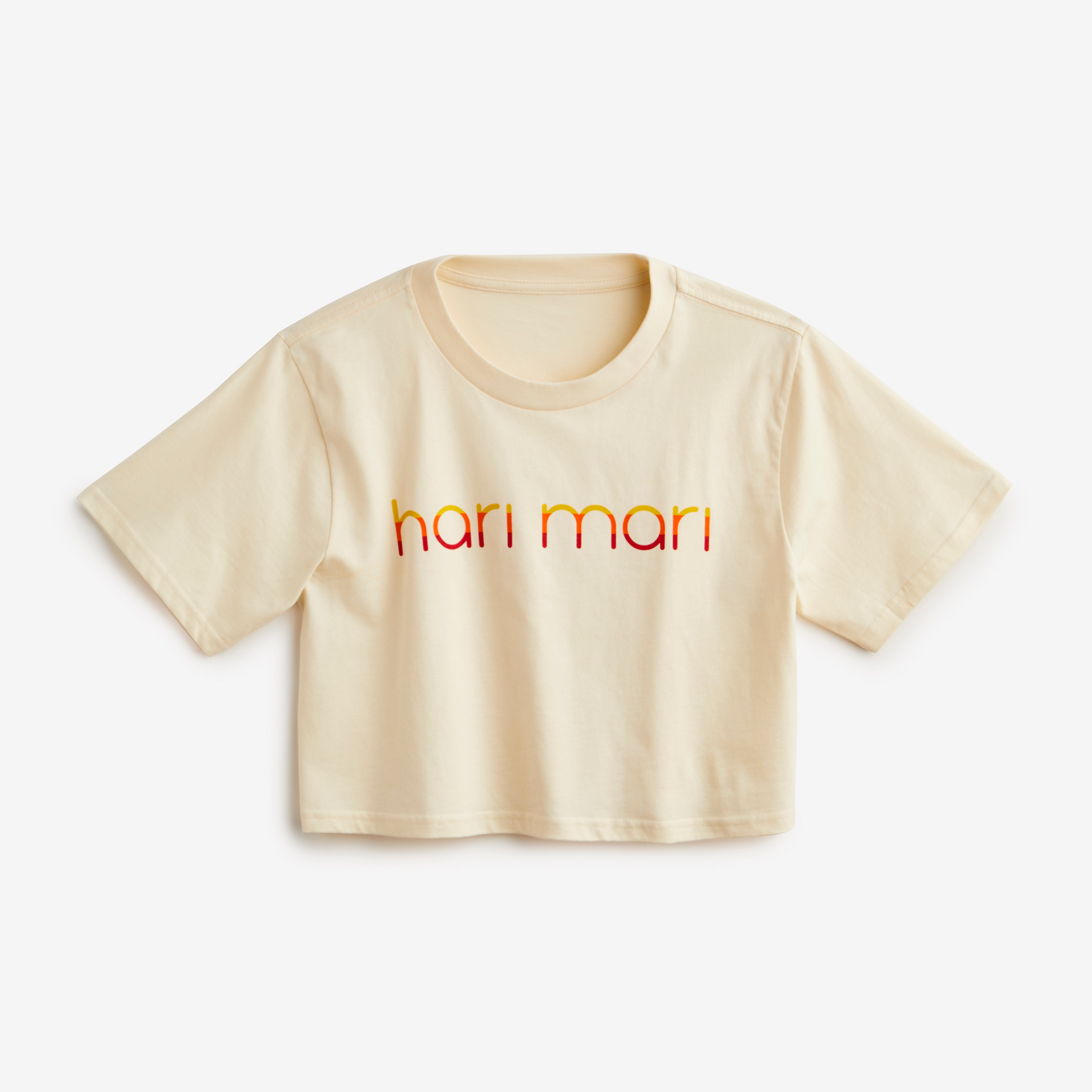 Women's Sunset Classic Crop Tee | Cream